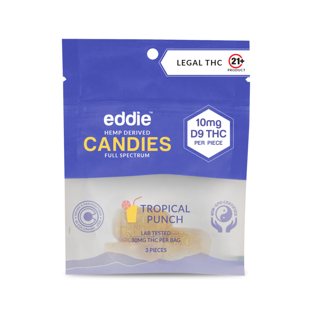 THC Hard Candy Edibles | Watermelon | Eddie Hemp
