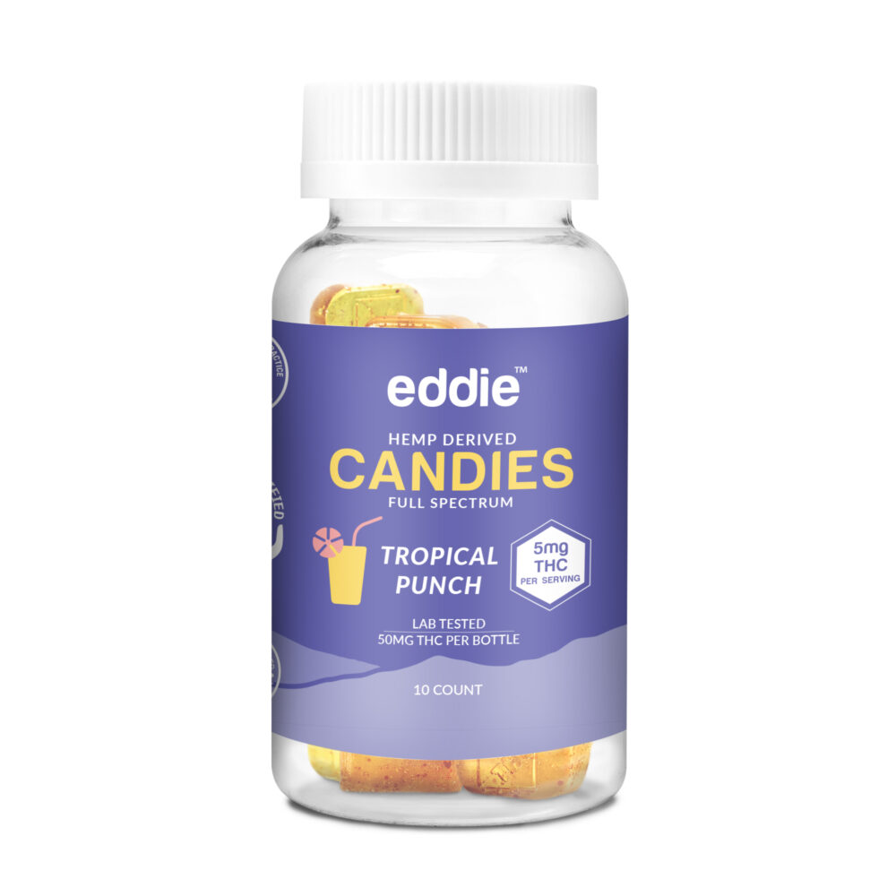 THC Hard Candy Edibles | Tropical Punch | Eddie Hemp